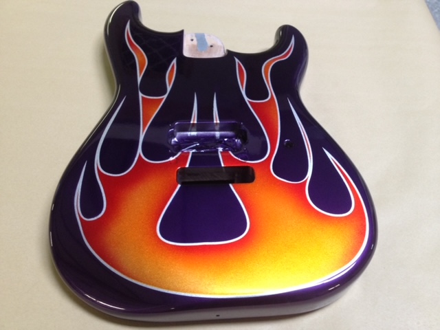 hot rodded guitar – Refinish Limited – Stirling